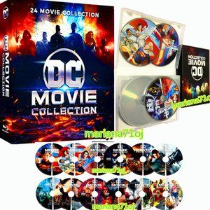 Media | Dc Comics 24 Film Movie Collection Lot Dvd 12disc Set 220 ...